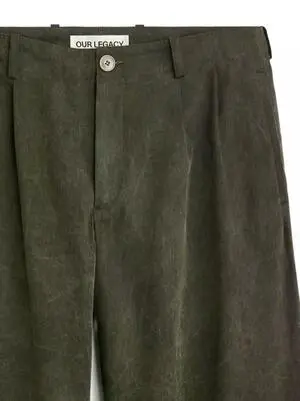 Our Legacy Pleated Wide-leg Trousers