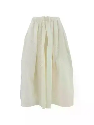 Comme Des Garçons Broderie Anglaise Wide-leg Trousers