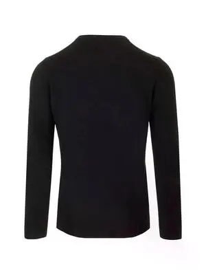 AL DUCA D’AOSTA 1902 Charcoal Gray Knitted Cashmere Sweater