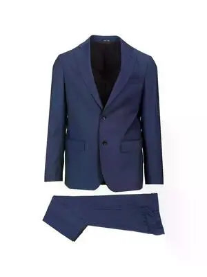 AL DUCA D’AOSTA 1902 Notch-lapel Wool Suit - Blue