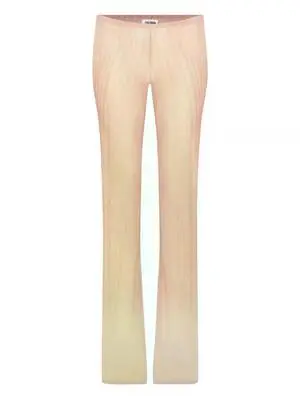 JEAN PAUL GAULTIER Spiral Print Mesh Trousers