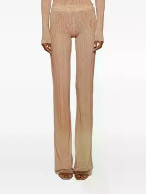 JEAN PAUL GAULTIER Spiral Print Mesh Trousers