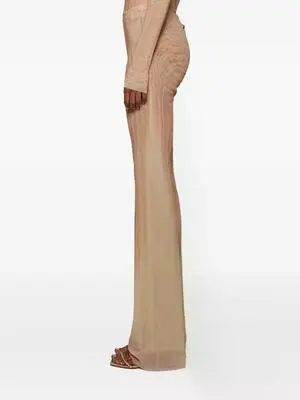 JEAN PAUL GAULTIER Spiral Print Mesh Trousers