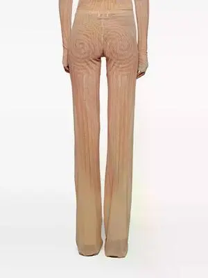 JEAN PAUL GAULTIER Spiral Print Mesh Trousers