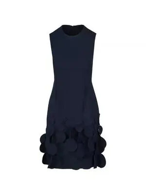 Catherine Regehr Jackie Appliqué Crepe Dress