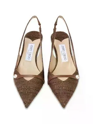 JIMMY CHOO Amita 45 Strap Pumps