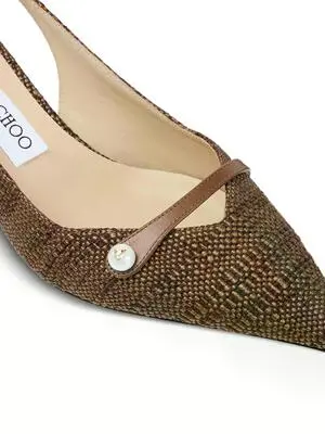 JIMMY CHOO Amita 45 Strap Pumps