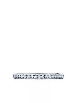 Kwiat Engraved Round Diamond Wedding Band - Silver