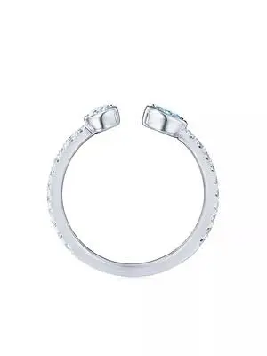 Kwiat 18kt White Gold Diamond Open Ring - Silver