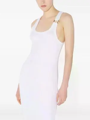 JEAN PAUL GAULTIER Cotton Maxi Dress With Piercing Detail