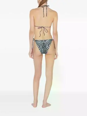 JEAN PAUL GAULTIER Printed Tie Bikini Bottom