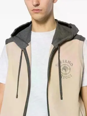 Stefano Ricci Logo-embroidered Zip-up Hoodie
