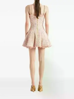 Balmain Flared Tweed Dress