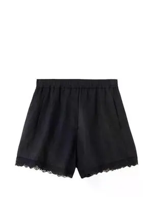 GANNI Lace-trimmed Shorts