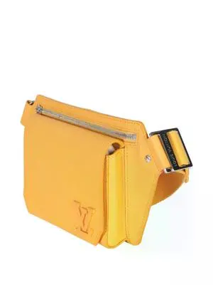 LOUIS VUITTON Aerogram Takeoff Leather Belt Bag