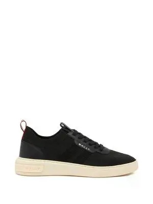 Bally Logo-motif Panelled Sneakers - Black