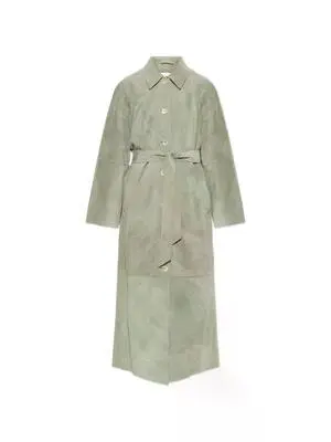 SAMSOE SAMSOE Sarae Suede Belted Coat