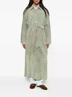 SAMSOE SAMSOE Sarae Suede Belted Coat