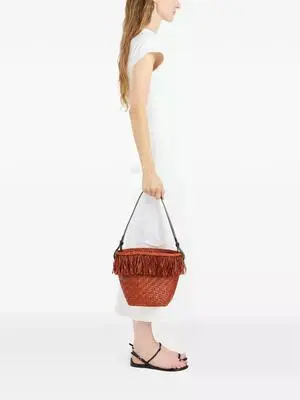 Proenza Schouler Raffia Bucket Bag - Orange