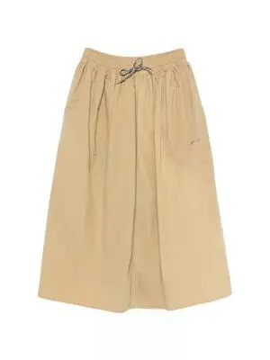 AND WANDER Cordura Drawstring Midi Skirt