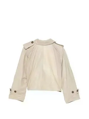 Giorgio Armani Double-breasted Leather Jacket