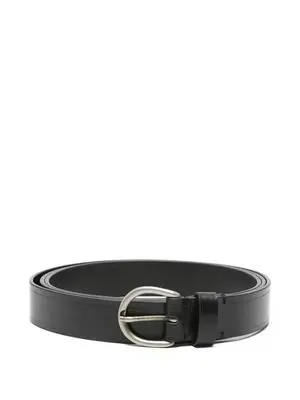 ANN DEMEULEMEESTER Leather Belt - Black