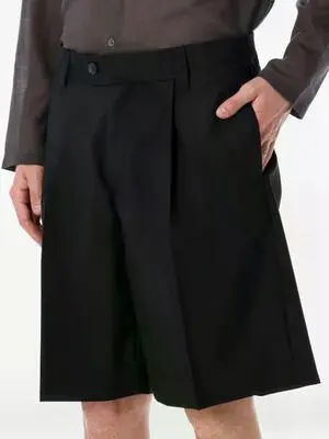 MFPEN Pleated-front Classic Shorts - Black