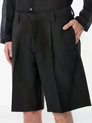 MFPEN Pleated Pinstripe Shorts