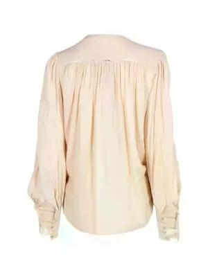 L'Agence Kiera Ladder-trim Blouse