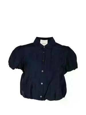 Cinq À Sept Allinae Puff-sleeve Button-down Shirt