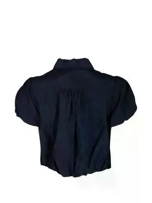 Cinq À Sept Allinae Puff-sleeve Button-down Shirt