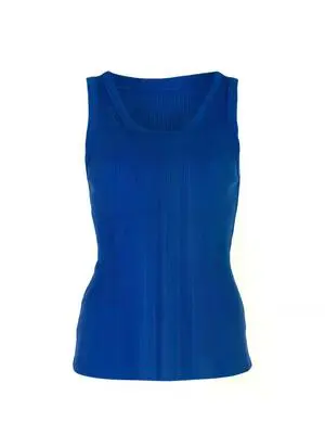AGOLDE Poppy Ribbed Tank Top - Blue