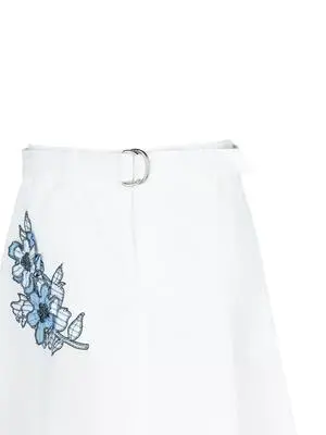 Cinq À Sept Samara Embroidered Mid Skirt