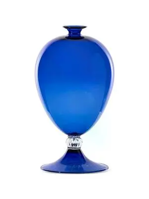 VENINI Veronese Glass Vase - Blue