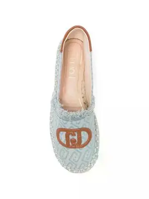 Liu Jo Monogram Print Espadrilles