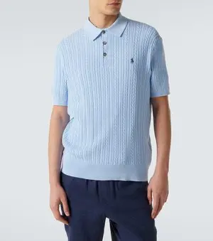 Polo Ralph Lauren Cable-knit Cotton Polo Sweater