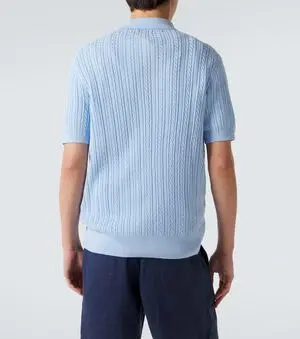 Polo Ralph Lauren Cable-knit Cotton Polo Sweater