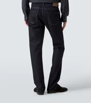 Canali Slim Fit Jeans - Blue