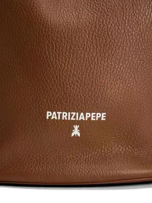 Patrizia Pepe Pebbled Leather Shoulder Bag