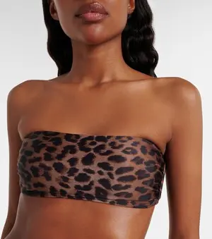 VIX PAULA HERMANNY X Rosie Huntington-whiteley Bikini Top - Brown