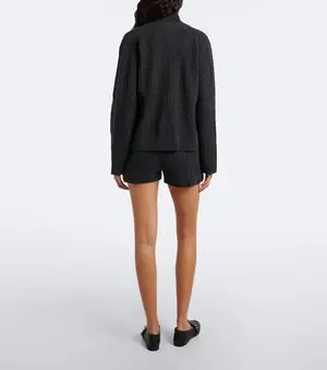 Jardin Des Orangers Wool And Cashmere Blend Shorts - Grey