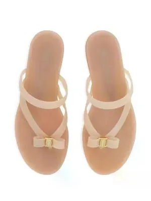 FERRAGAMO Vara Bow Rubber Thong Sandals