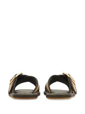 FERRAGAMO Gancini Ornament Slides