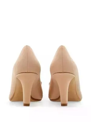 FERRAGAMO Vara Bow Pumps With Crystals