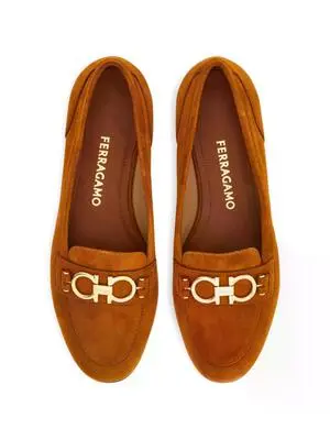 FERRAGAMO Gancini Ornament Moccasins
