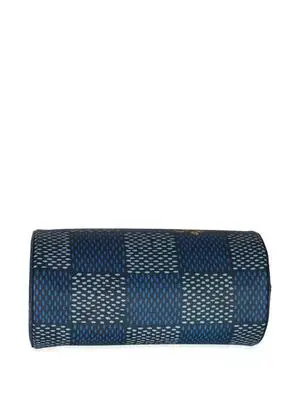 LOUIS VUITTON Polochon Small Damier Heritage Canvas Shoulder Bag - Blue