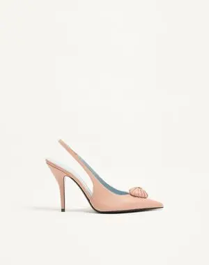 Valentino Garavani Coeur Royal Kidskin Slingback Pumps - Phard