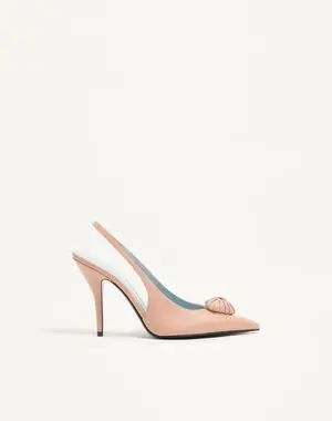 Valentino Garavani Coeur Royal Kidskin Slingback Pumps - Phard