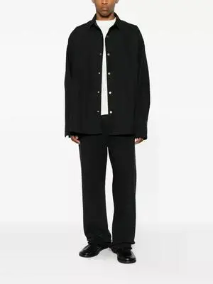 Fear Of God Logo-embroidered Press-stud Overshirt