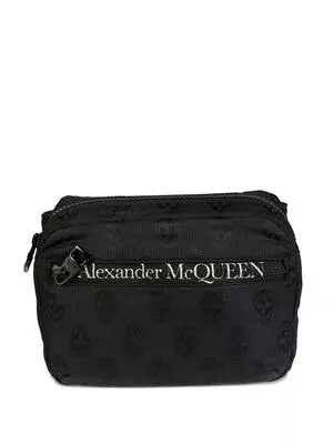 Alexander McQueen Logo Print Belt Bag - Black